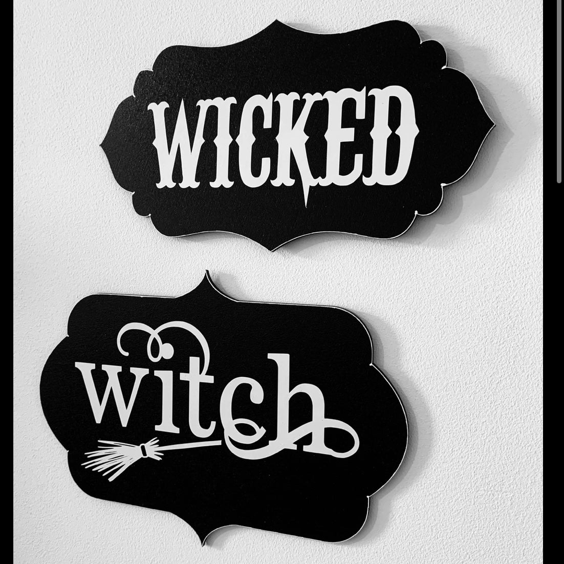 Wicked Decorative Plaque – Home Spooky Homeware